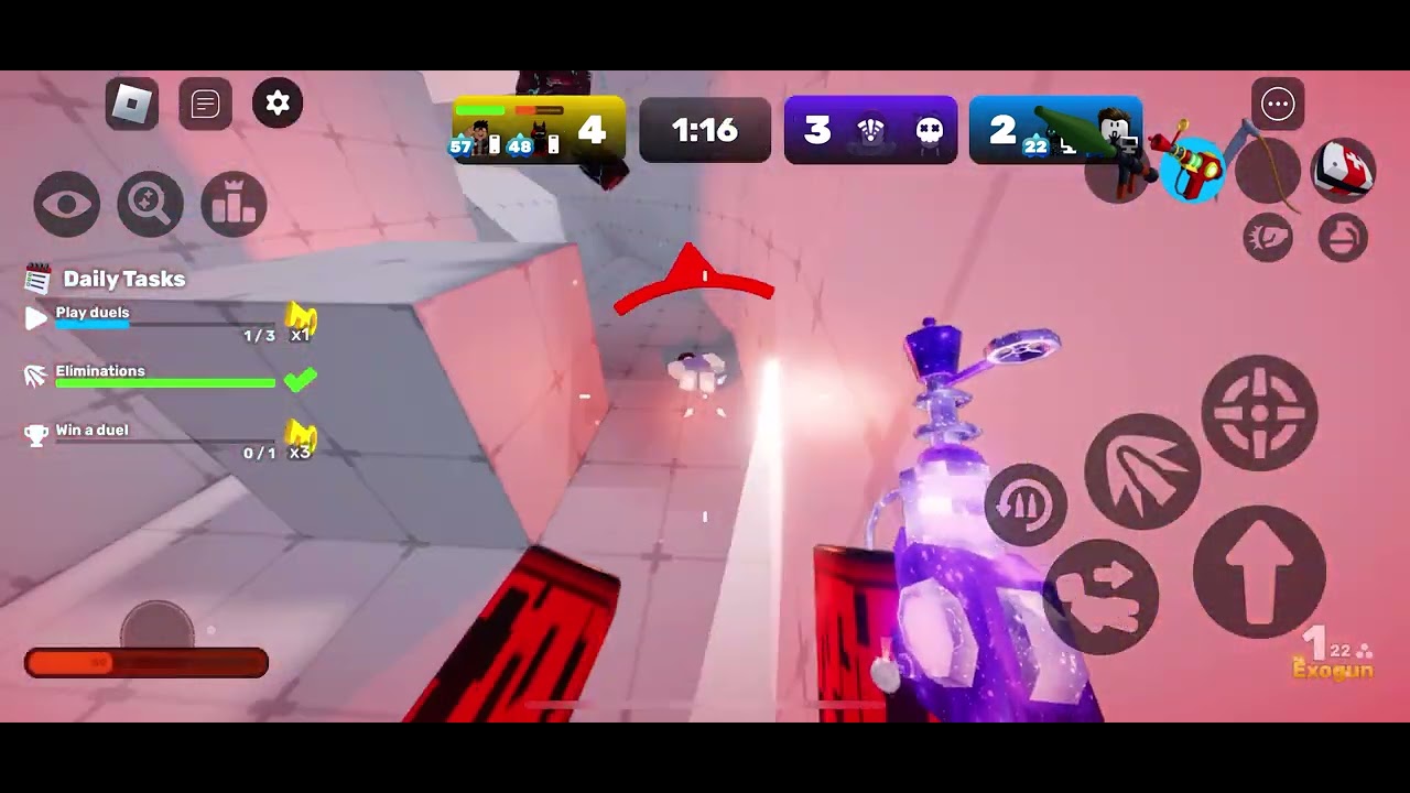 I was playing Roblox rivals with my friend😁 - YouTube