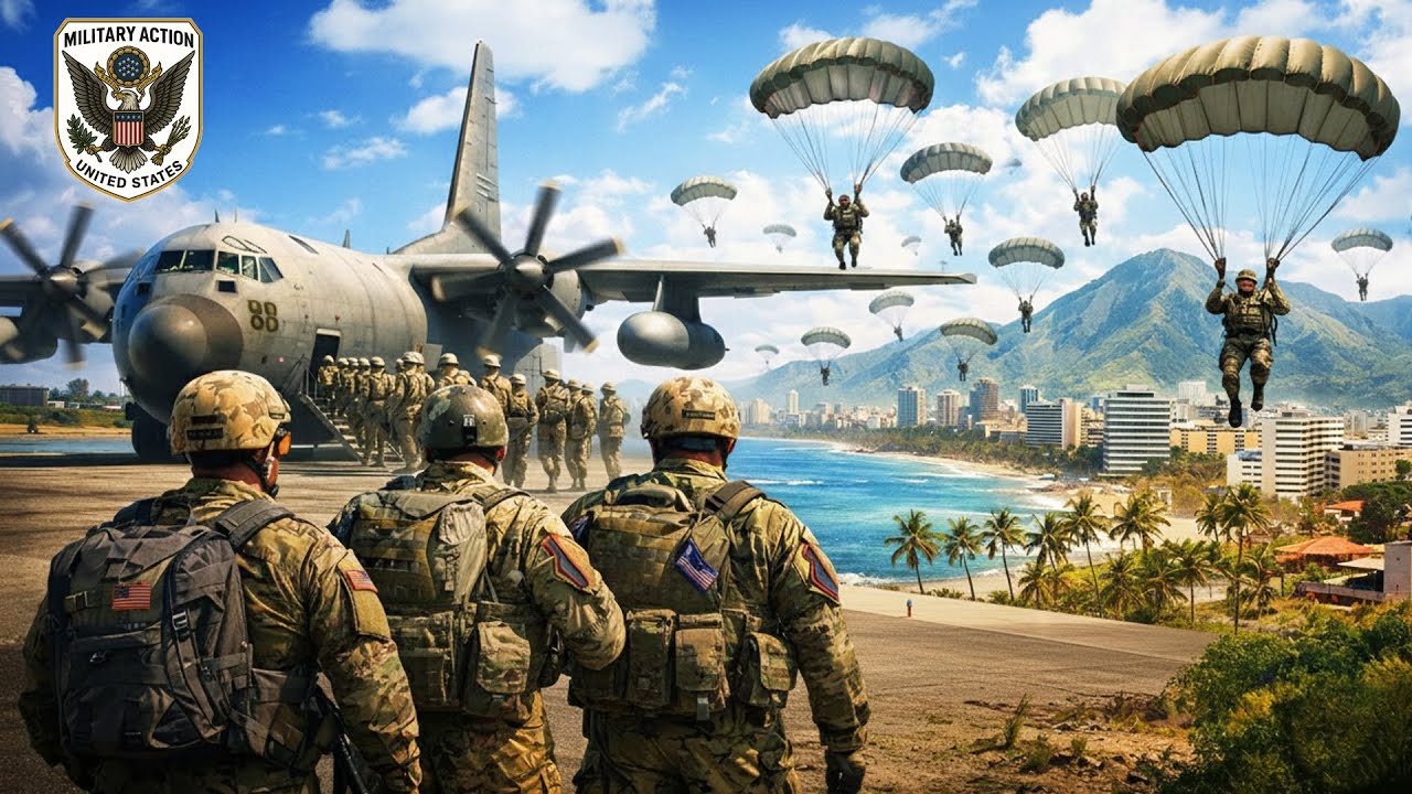 Caracas on High Alert! Hundreds of Elite US Paratroopers Arrive in ...