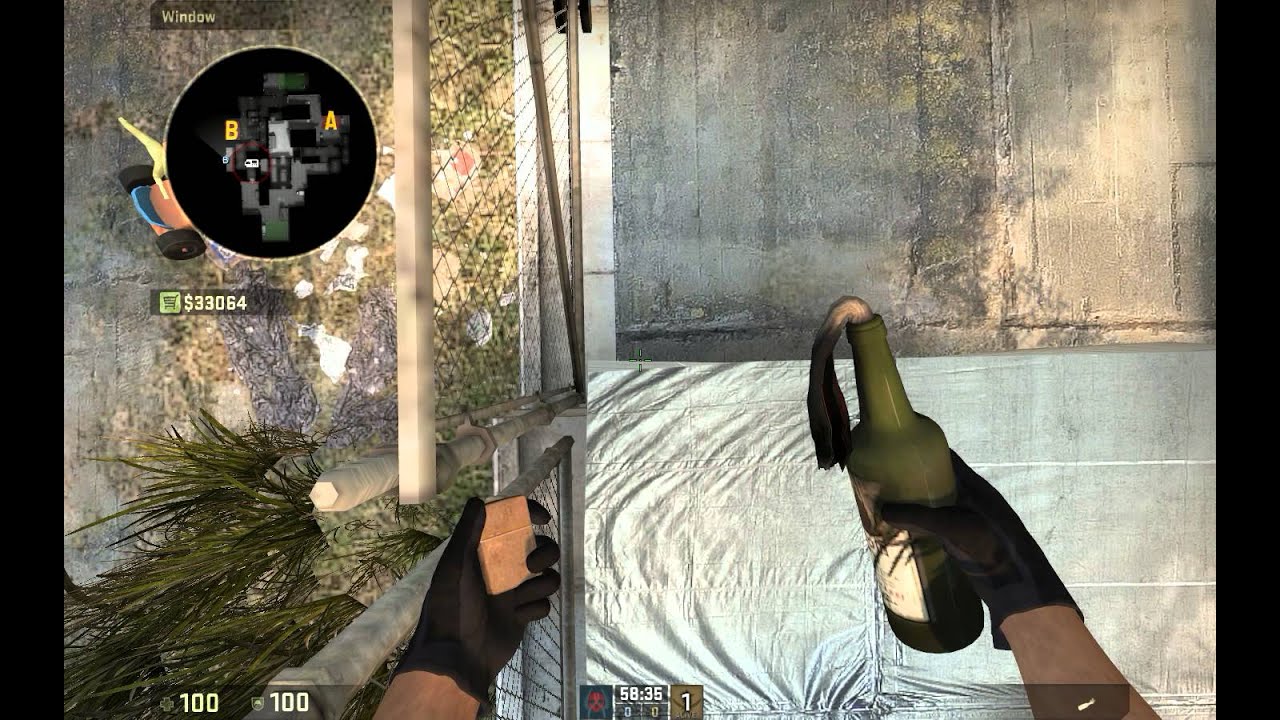 CS:GO Cache B Molotov Tutorial - YouTube