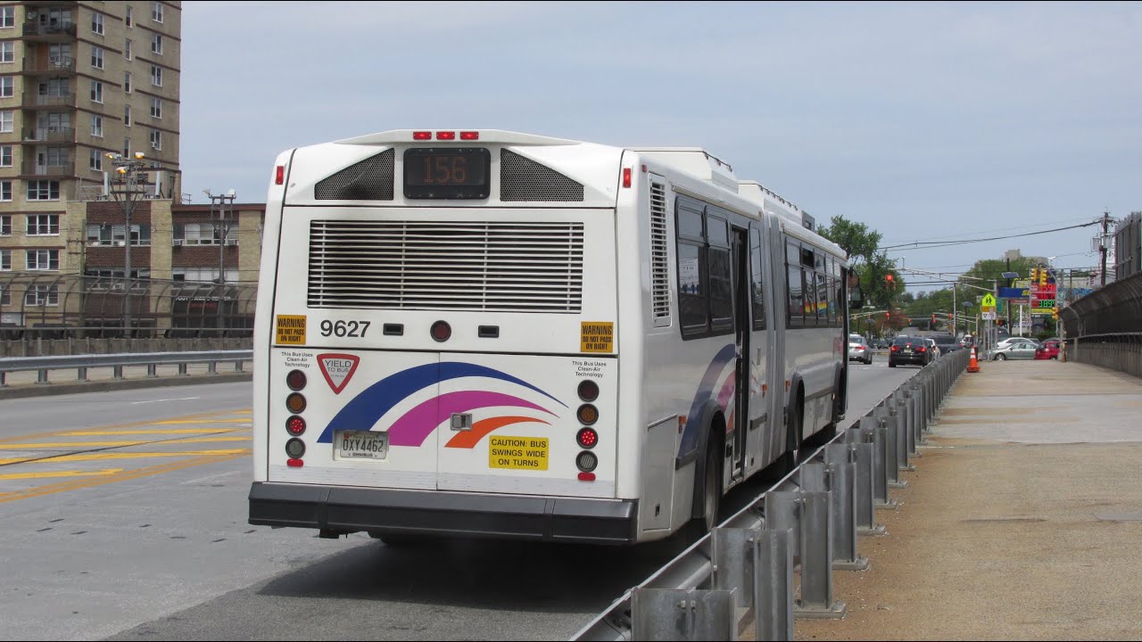 NJT Neoplan AN459 #9627 on the 156 to Englewood Cliffs via Park Avenue ...