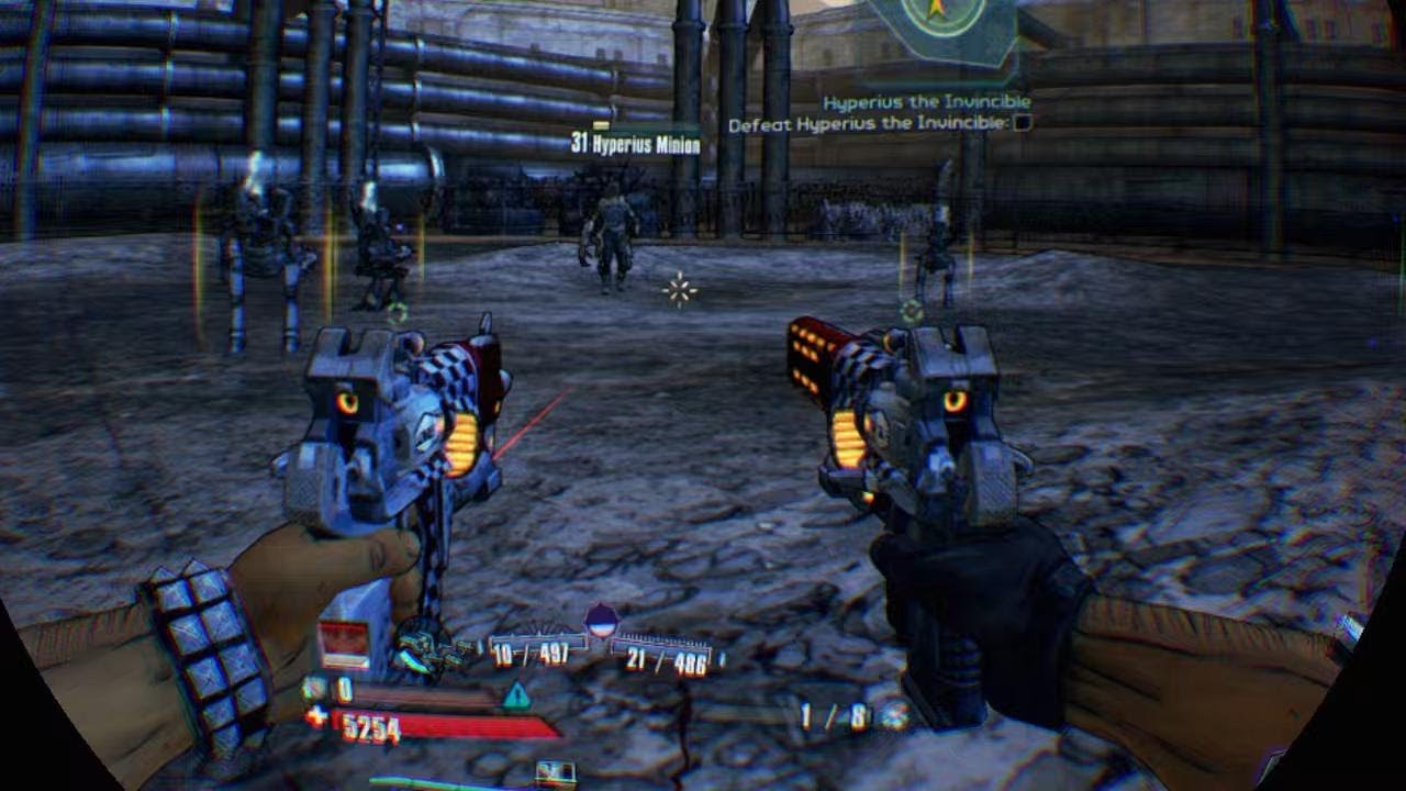 Borderlands 2 VR | Hyperius the Invincible Boss Fight - Normal Mode ...