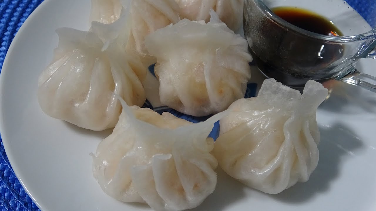 Easy Dumpling at Home (Har Gao) ฮะเก๋ากุ้งง่ายๆที่บ้าน แป้งฮะเก๋าทำเอง ...