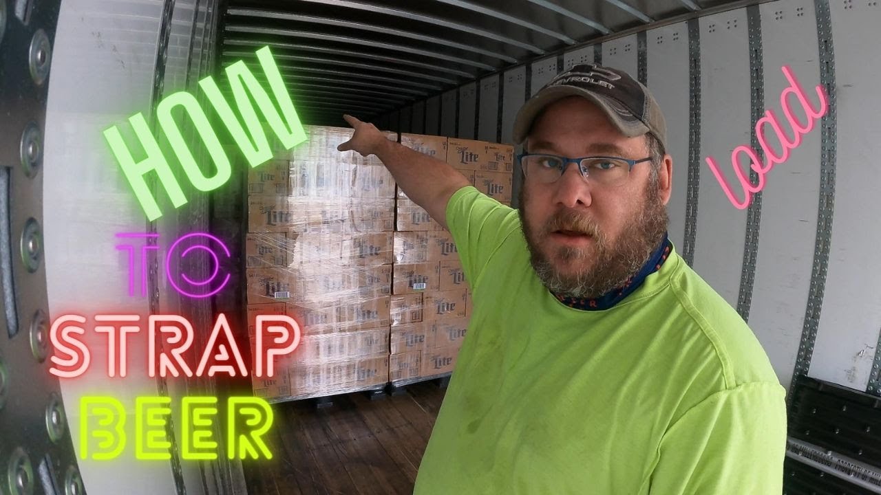 How to strap down a beer load - YouTube