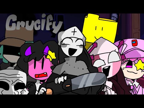Crucify but every character sings it //Friday night funkin' Animation ...
