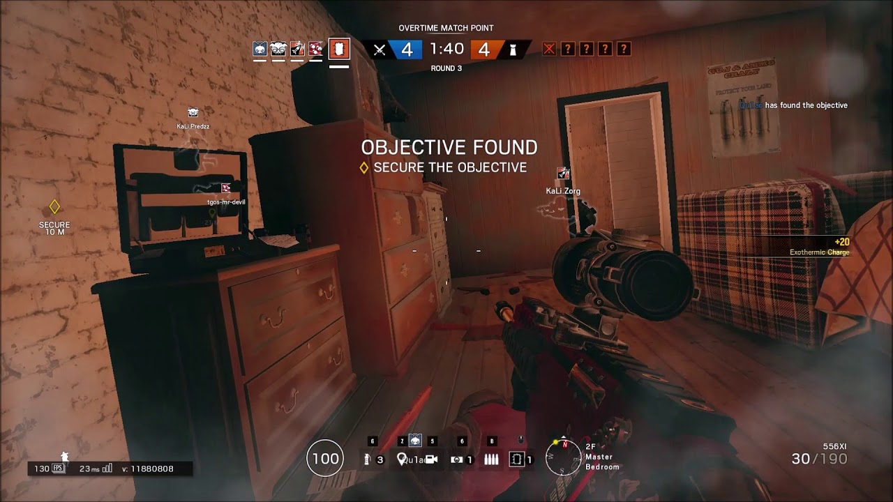 R6 siege triple spray headshot - YouTube