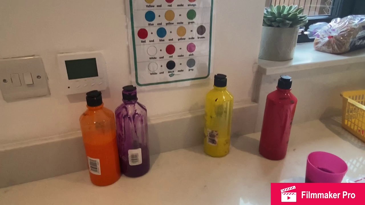 Reception: Colour mixing - YouTube