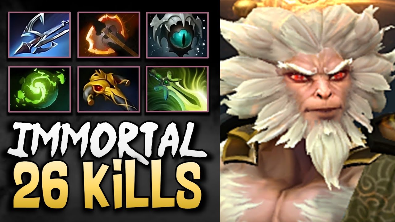 Monkey King Dota 2 7.35 with Harpoon and 26 Kills - Dota Gameplay - YouTube