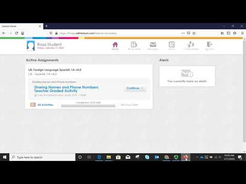 Student- Accessing a Course (Edmentum) - YouTube