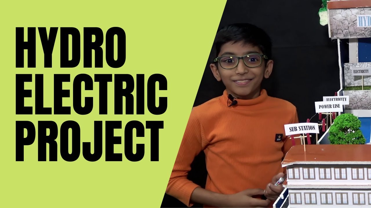 Hydro Electric Project-Working Model | Model For School - YouTube