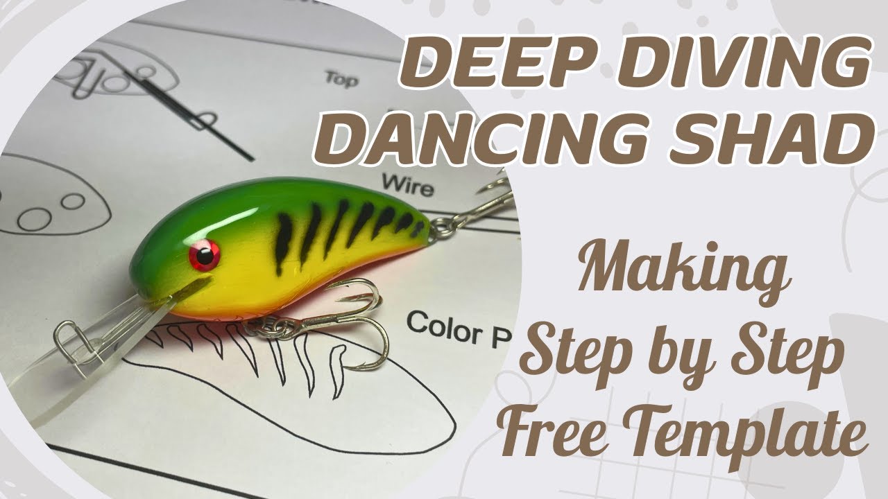 Lure Making | Deep Diving Dancing Shad Crankbait, Step by Step with ...