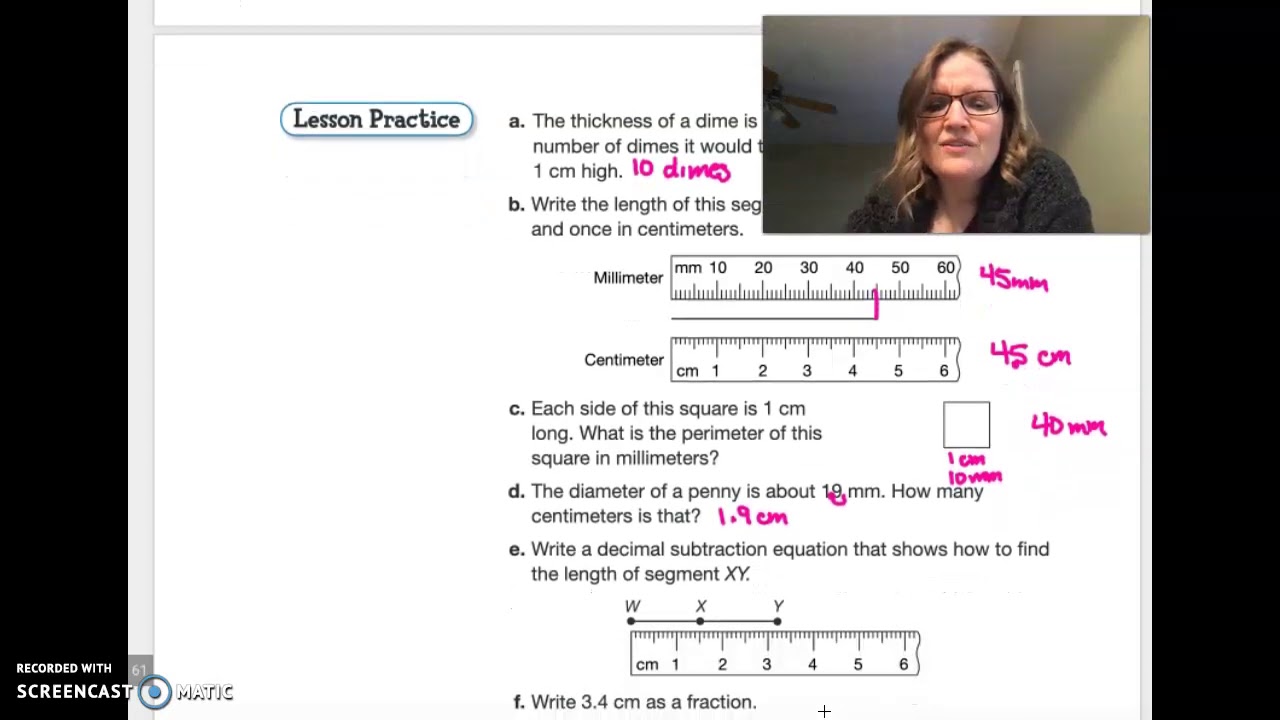 4 Saxon Lesson 69: Practice Set - YouTube