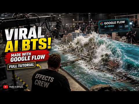 I Made This Viral AI Movie BTS  (Behind the Scene) Video with Google Flow! (Full Tutorial)