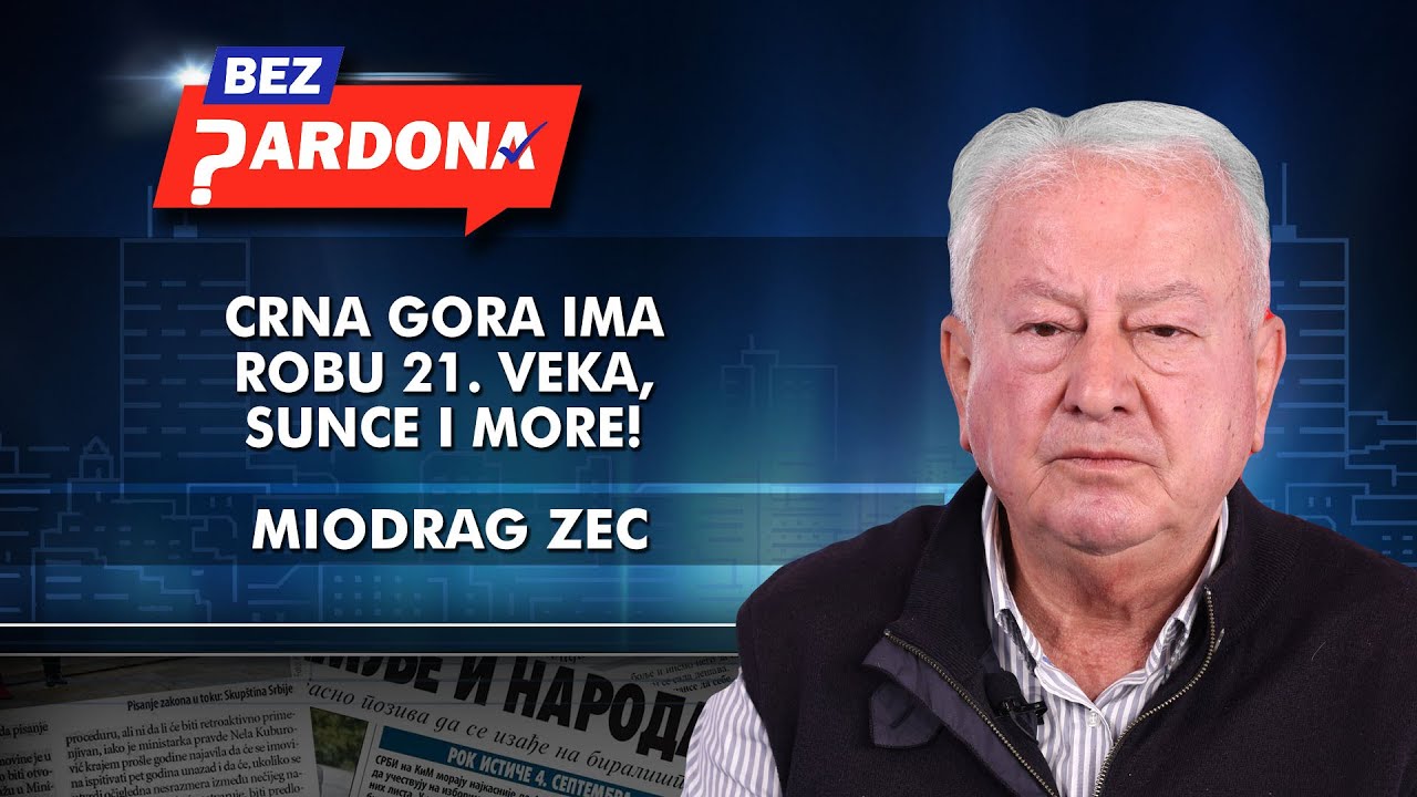 Miodrag Zec - Crna Gora ima robu 21. veka, sunce i more! - YouTube