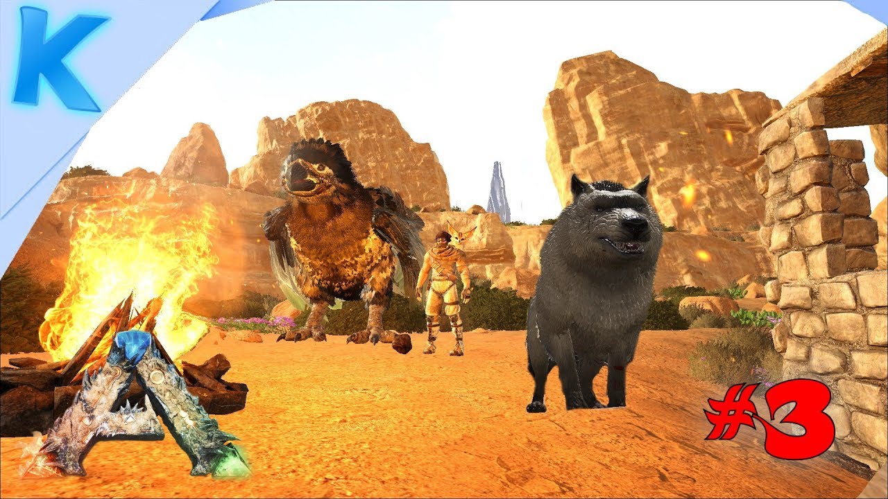 Super Wolf! - Ep 3 - Ark Scorched Earth (Gameplay) - YouTube