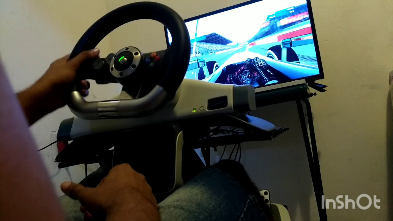Volante Microsoft Racing Wheel F1 2013 Xbox 360 - YouTube