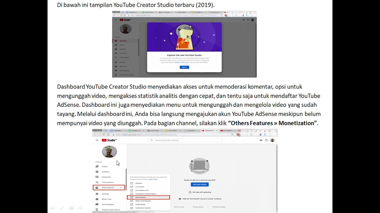 Cara Mendaftar Youtube Adsense - YouTube