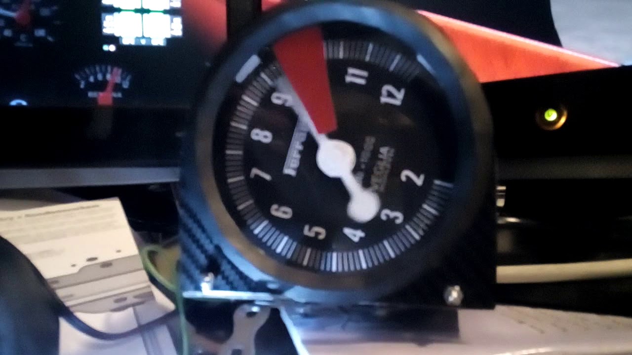 RPM gauge F1 1967 F312 - YouTube