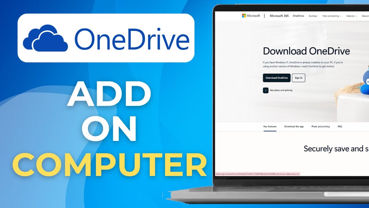 How to Add OneDrive on Computer Step by Step 2025 Tutorial - YouTube