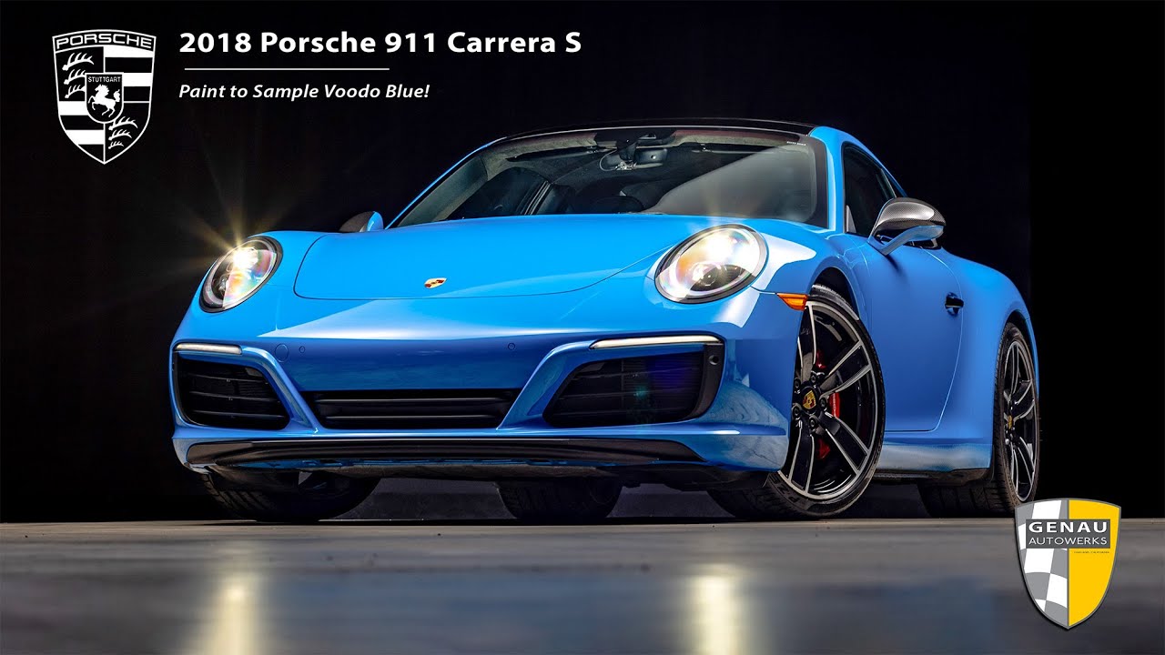How Fast? Paint to Sample Voodoo Blue 991.2 Carrera S - YouTube