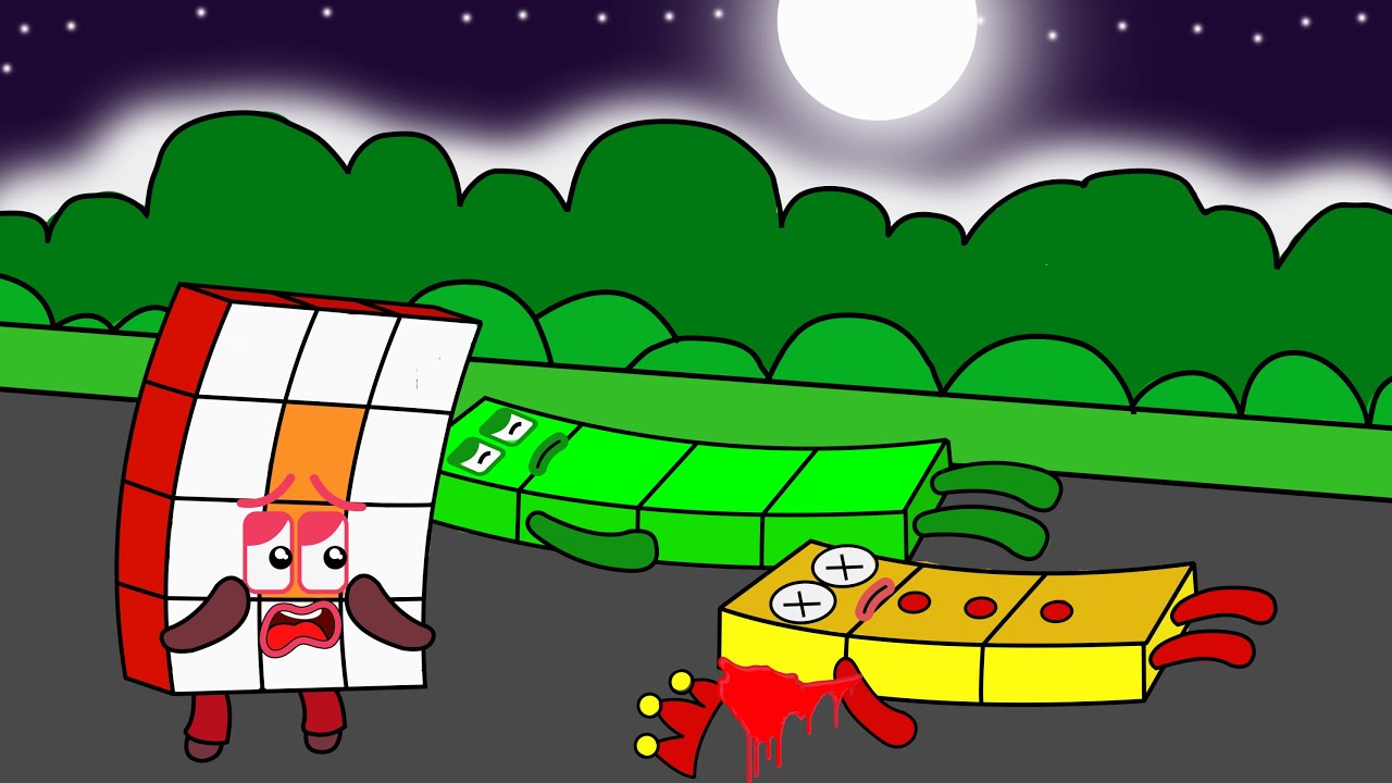 Oh No!!, They Were Victims Of A Crash Numberblocks Fanmade Coloring ...