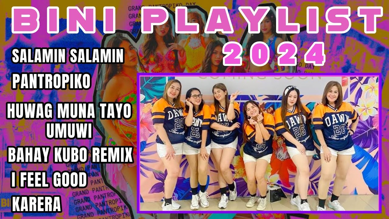 BINI PLAYLIST | BINI SONGS 2024 | ZTA DANCE FITNESS | BUDOTS REMIX ...