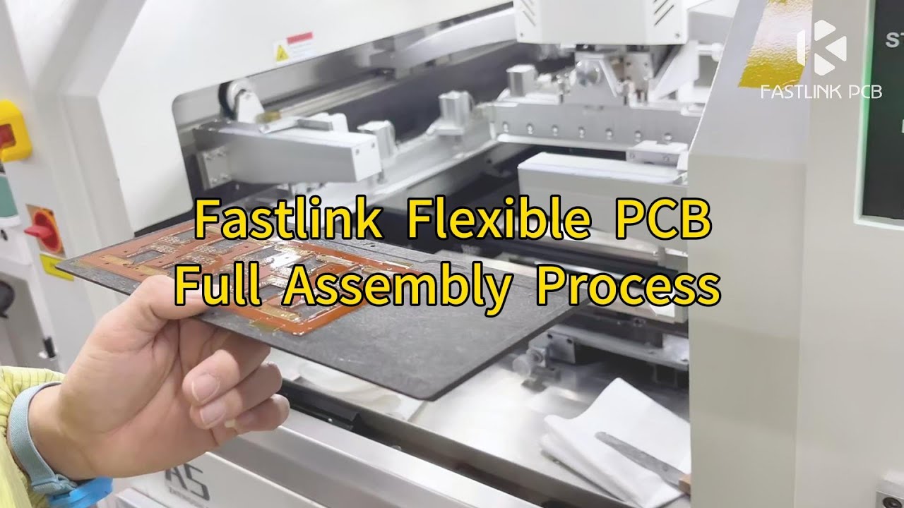 Fastlink Flexible PCB Full Assembly Process - YouTube