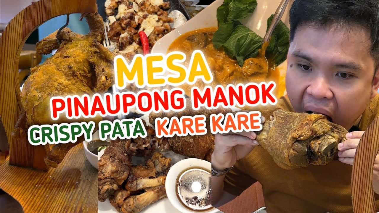 CRISPY PORK BELLY SLAB, PINAUPONG MANOK, CRISPY PATA, TINAPA RICE ni ...