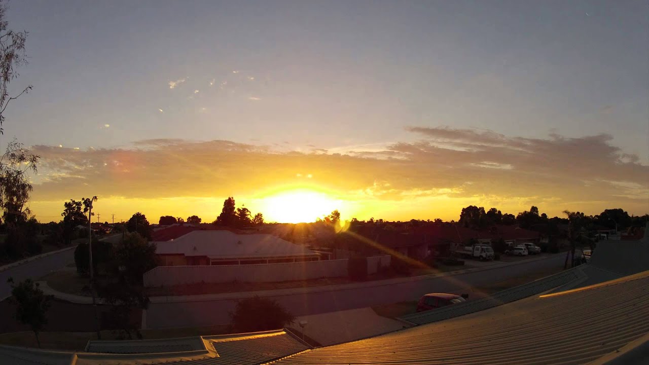 Australian Summer Sunset Time Lapse - YouTube