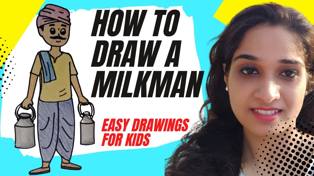 How to Draw A Milkman || Easy Milkman Drawing ...