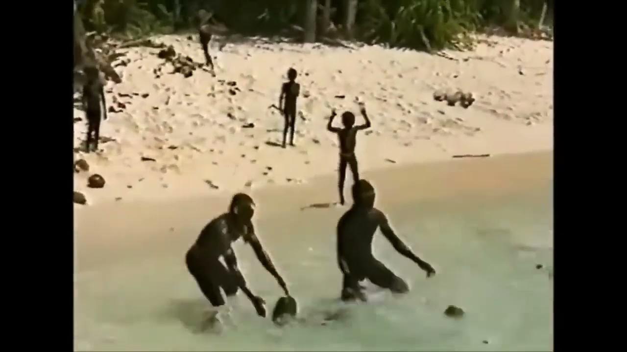 North Sentinel Island Contact With Sentinelese Tribe Drone View