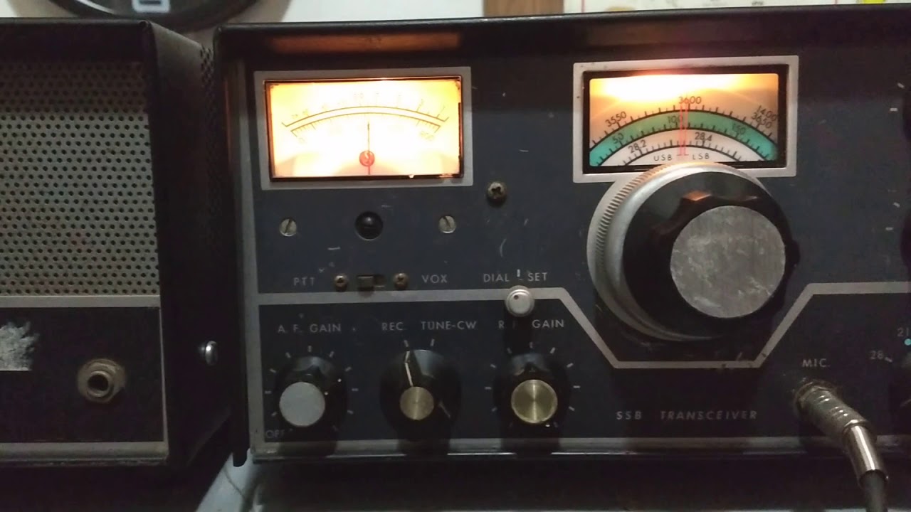 Rádio Swan 350 - QSO em 7.105 MHz - PY4TF Pedrinho de Belo Horizonte ...