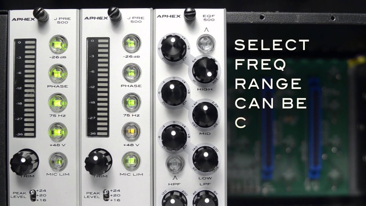 Aphex 500 Series Modules - YouTube
