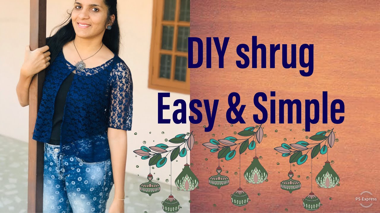 DIY #2 - Easy and Simple Shrug - YouTube