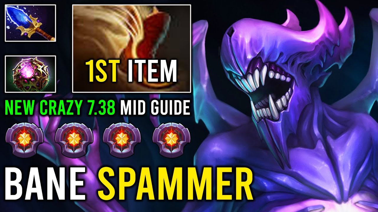 New 7.38 Mid Master Tier Bane Crazy Ganking Fiend's Grip Deleted Enemy ...