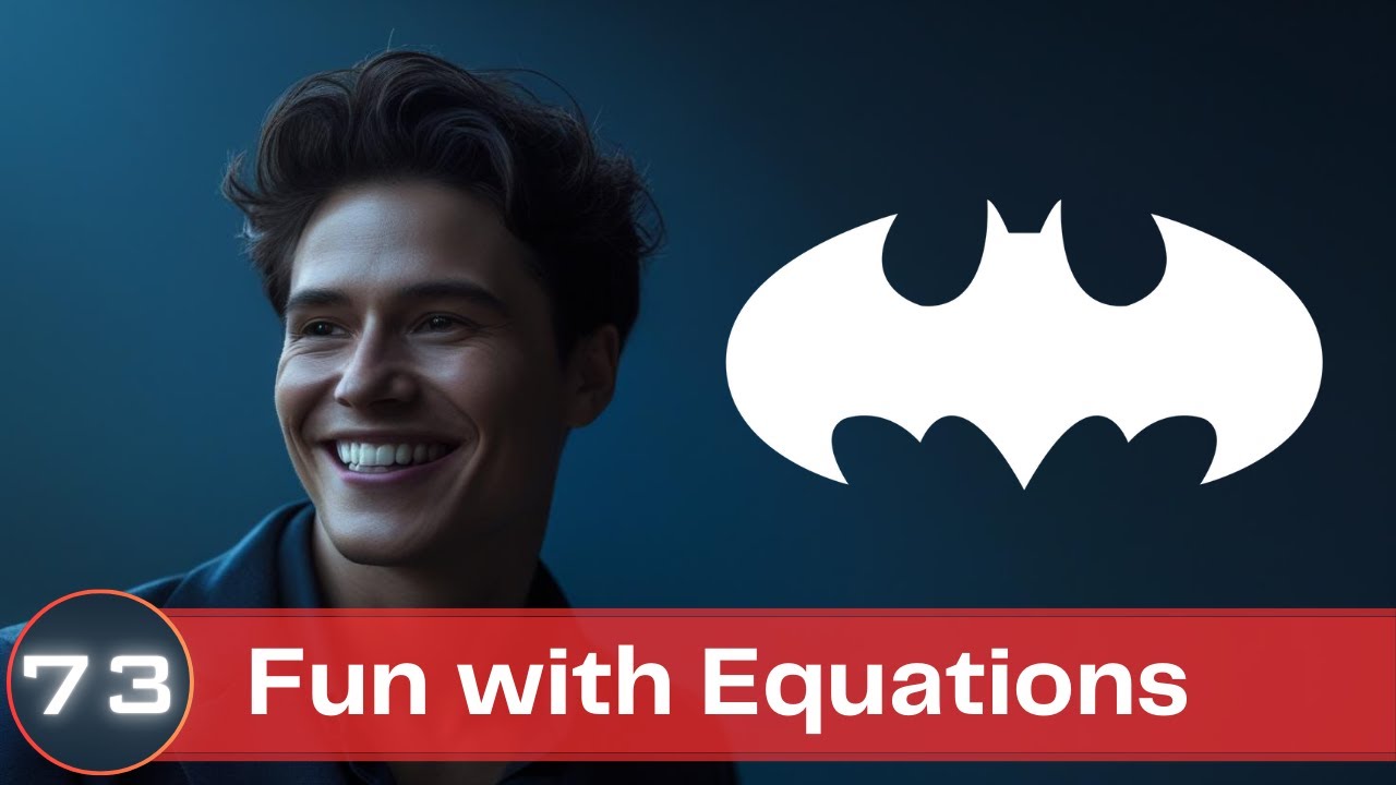 How to plot the Batman Equation - Tim Burton Version - YouTube