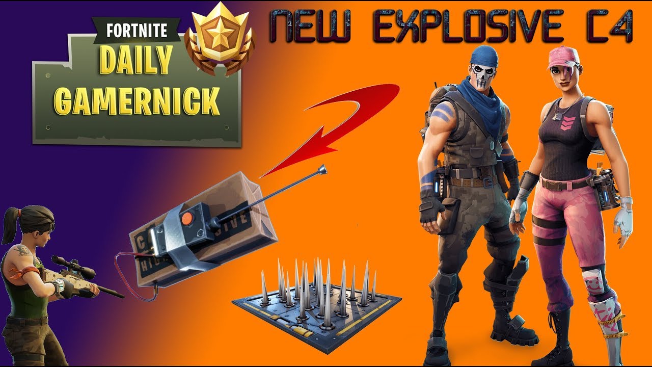 *NEW* C4 "REMOTE EXPLOSIVE" in Fortnite Battle Royale! (Fortnite Update ...