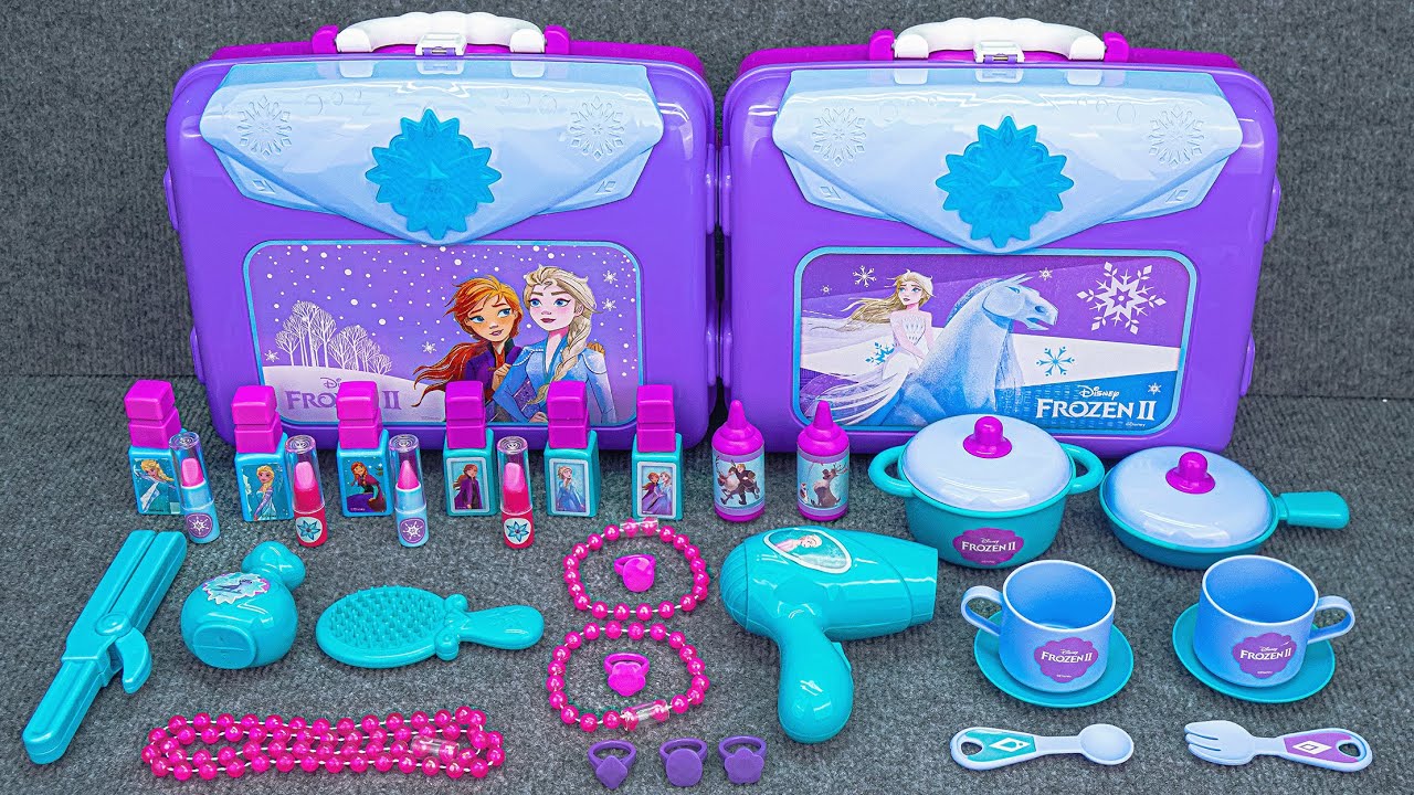 60 Minutes Satisfying with Unboxing Frozen Elsa Beauty Set Compilation ...