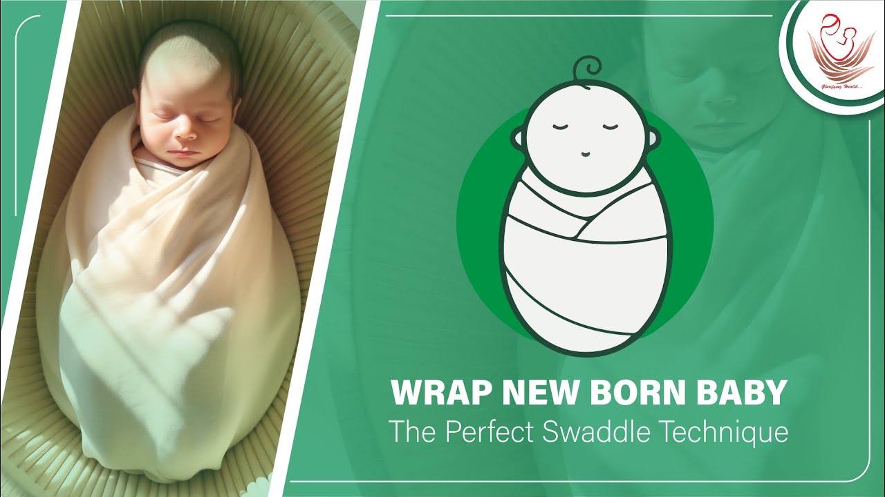 How To Wrap Newborn Baby | Baby Wrapping | New Born Baby Care | Baby ...