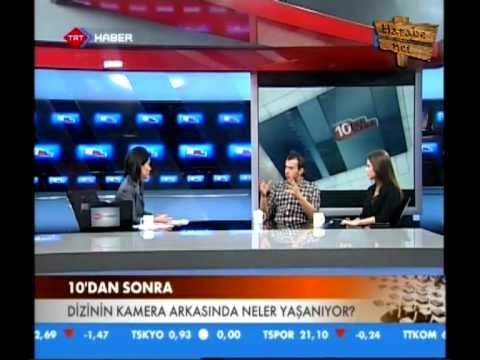Ezgi Asaroğlu ve Ali Atay (Leyla ile Mecnun) 10'dan Sonra Programında (30.12.10 @ TRT Haber)