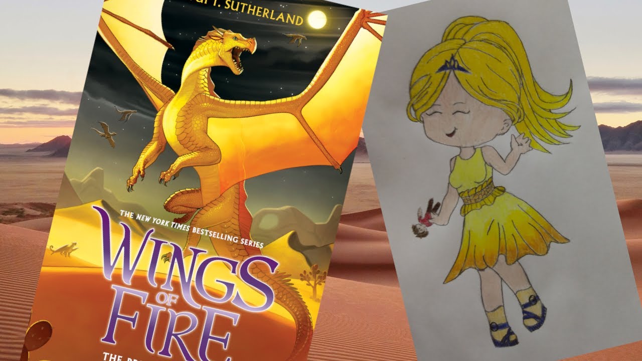 Drawing Wings of Fire Sunny as a human!! - YouTube