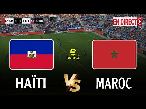 🎮 Haïti vs Maroc | Coupe du Monde 2026 | Simulation du match d'aujourd'hui PES21 highlights 