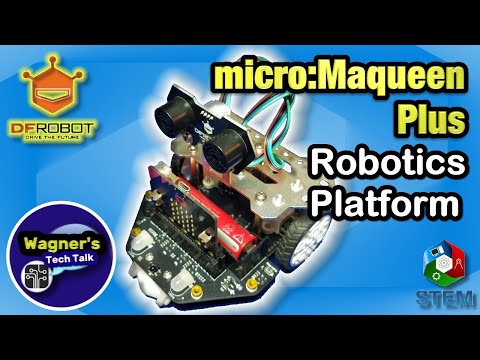 Build a Robot with the micro:bit Maqueen Plus | DFRobot - Line Tracking, Obstacle Avoidance +more