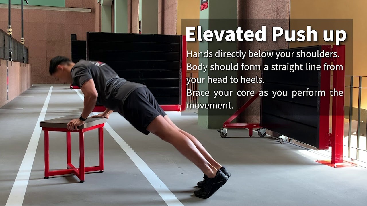 How to do Elevated Push ups - YouTube