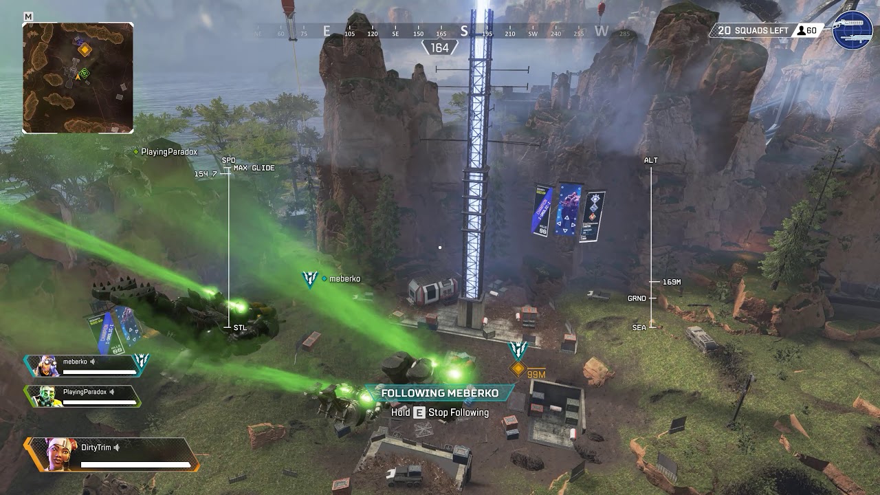 Apex Legends Downed Octane with an ark star - YouTube