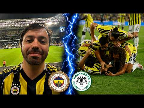 Greenwood Büyülemeye Devam Ediyor! | Ligin İlk Puanları | Fenerbahçe 4 - 2 Konyaspor | Stadyum Vlogu