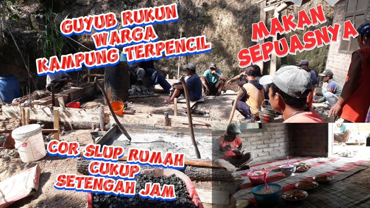 REWANG /SAMBATAN MAE PAK NO SAMBATAN COR SLUP//GOTONG ROYONG DI ...