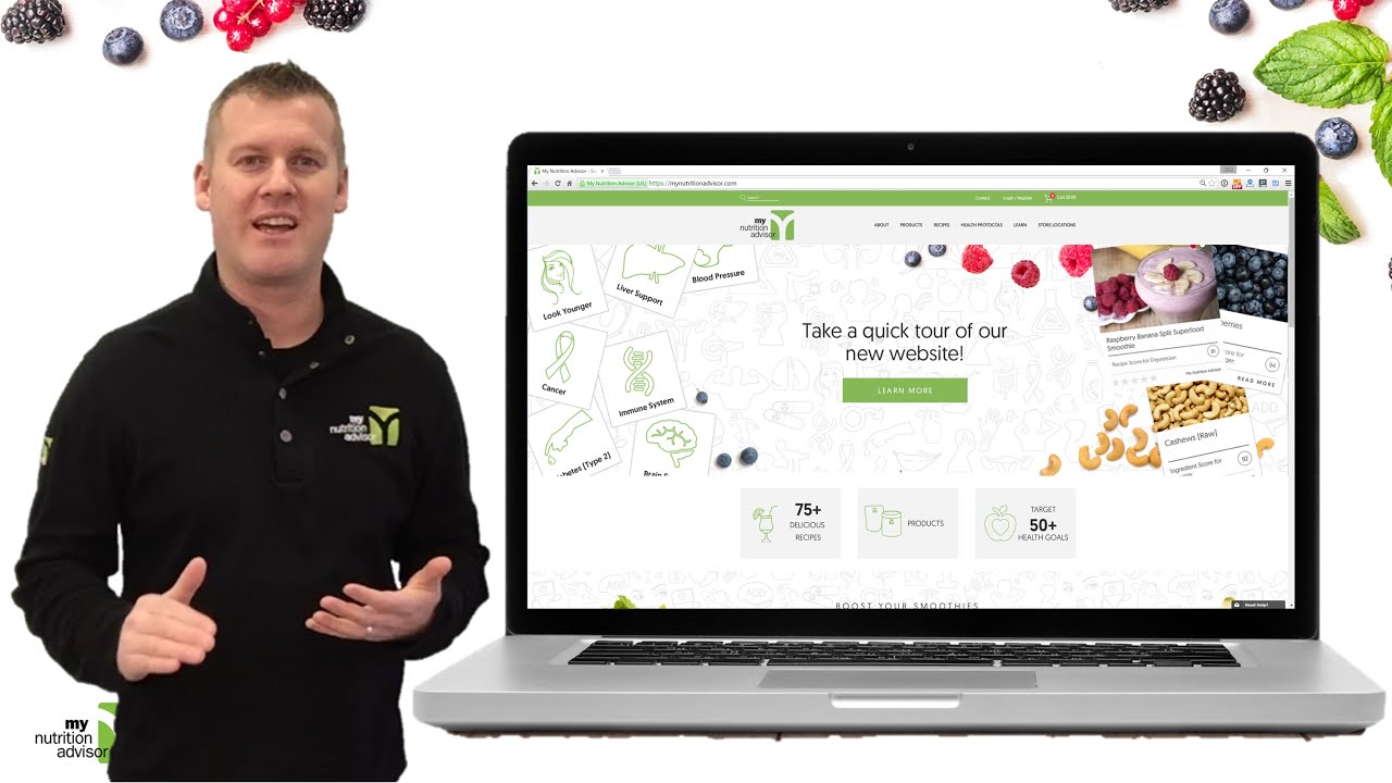 Take a Tour of My Nutrition Advisor's New Website! - YouTube