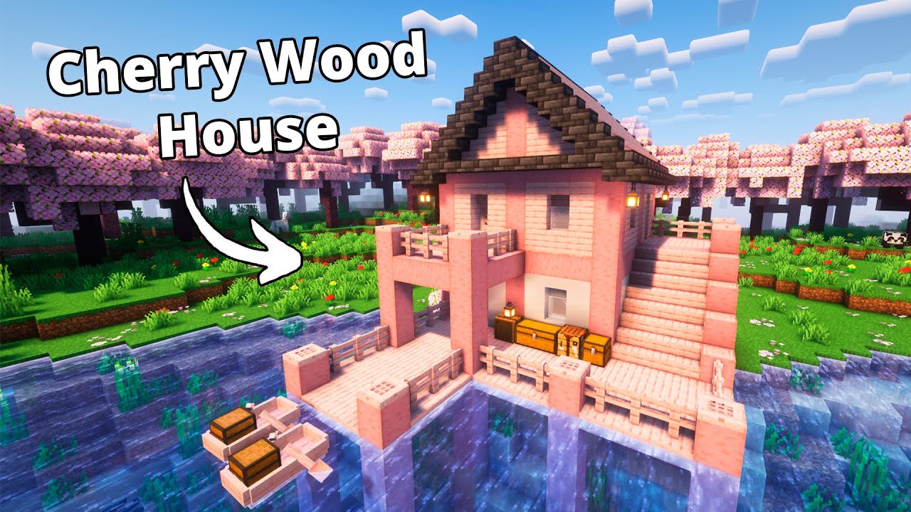 Minecraft: Ultimate Cherry Wood House🌸 - YouTube