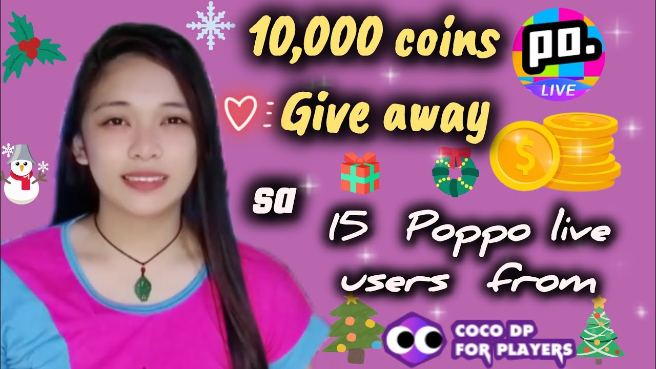 Poppo live coins Give away From Cocodp for players ️‍🔥 - YouTube