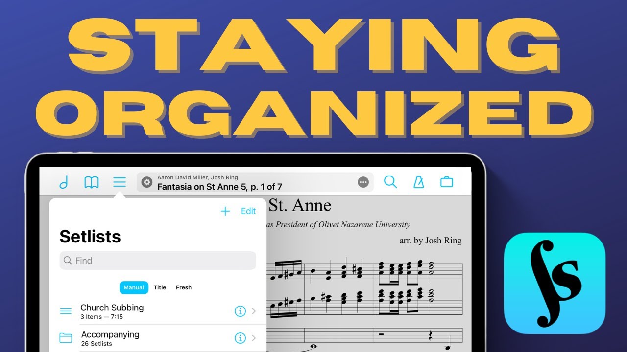 forScore: Optimal Organization - YouTube